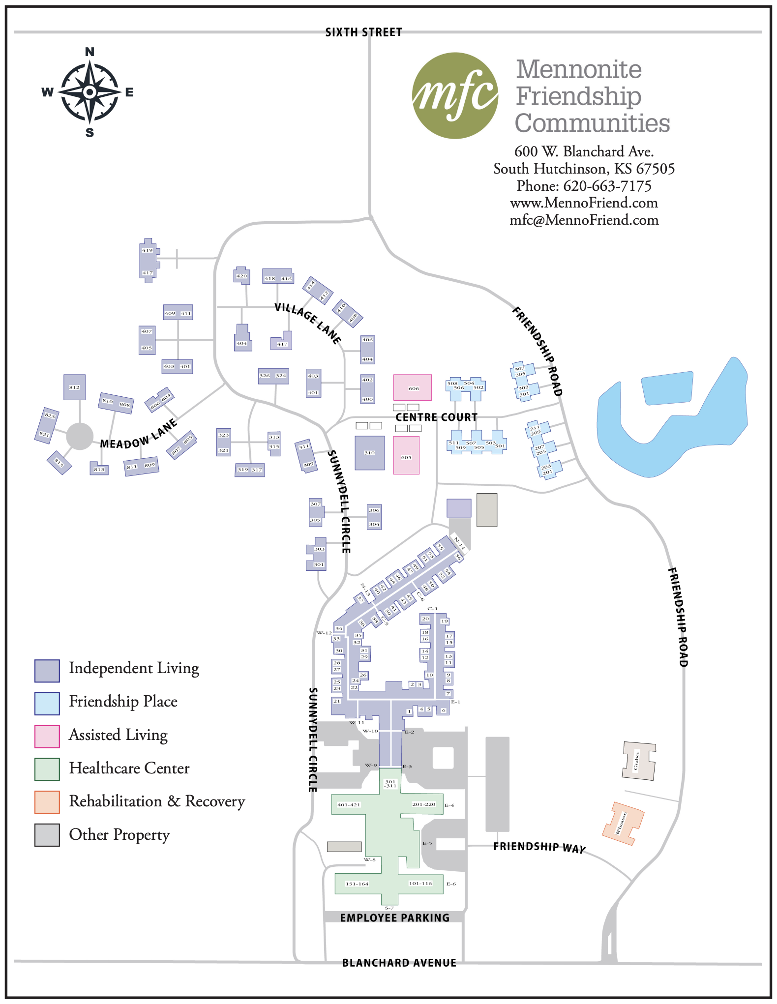 MFC Campus Map – Mennonite Friendship Communities